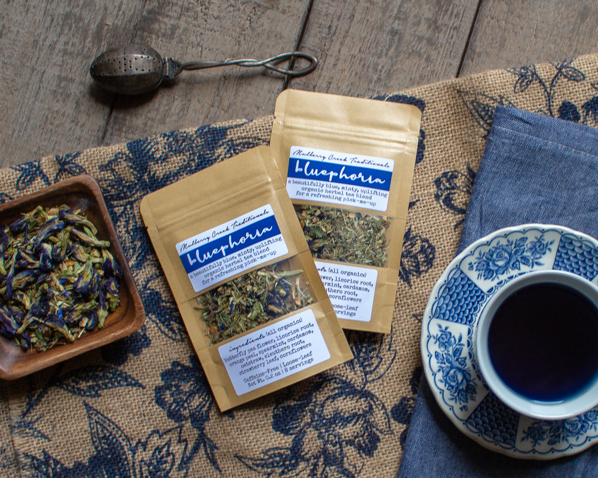 Bluephoria - a sweet, uplifting, beautifully blue tea to refresh and r ...