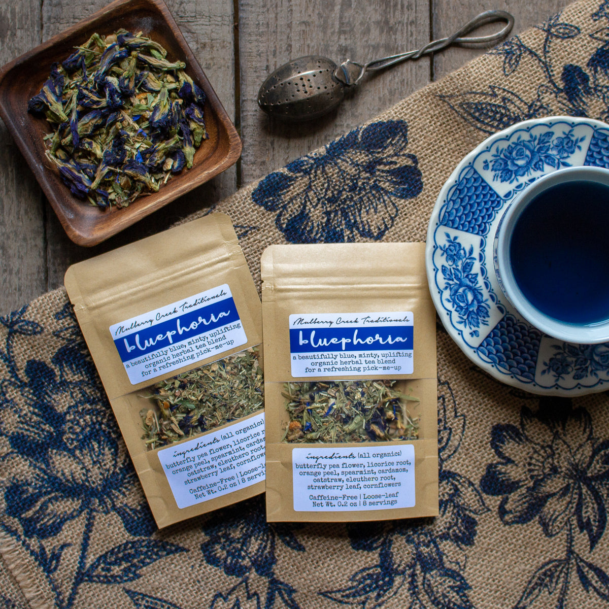 Bluephoria - a sweet, uplifting, beautifully blue tea to refresh and r ...